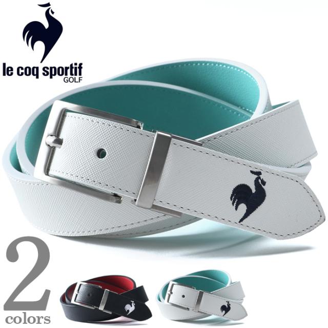 大きいサイズ メンズ LE COQ SPORTIF GOLF ルコックスポルティフ リバーシブル ベルト ゴルフウェア 秋冬新作 lg5sblb2m