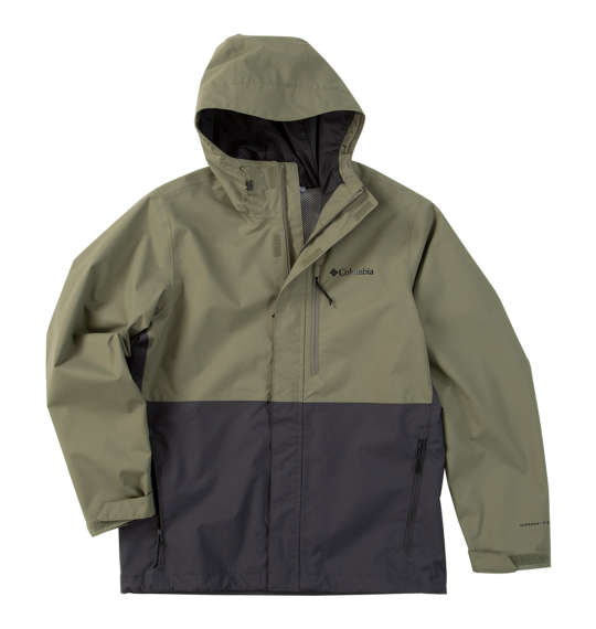 大きいサイズ メンズ Columbia ハイクバウンドII ジャケット グリーン×シャーク 1273-5300-1 1X 2X 3X 4X 5X 6X