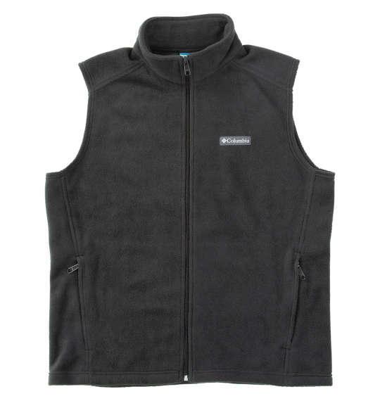 大きいサイズ メンズ Columbia スティーンズ マウンテン フリース ベスト ブラック 1273-5301-2 1X 2X 3X 4X 5X 6X