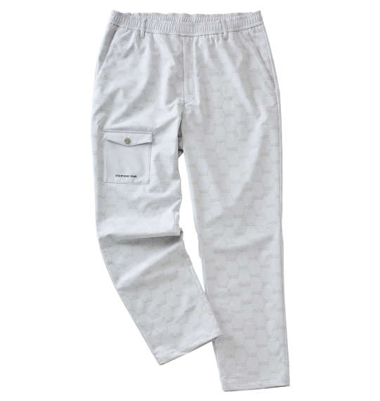 大きいサイズ メンズ SY32 by SWEET YEARS フロッキー ストレッチ ロング パンツ ライトグレー 1274-5367-1 3L 4L 5L 6L