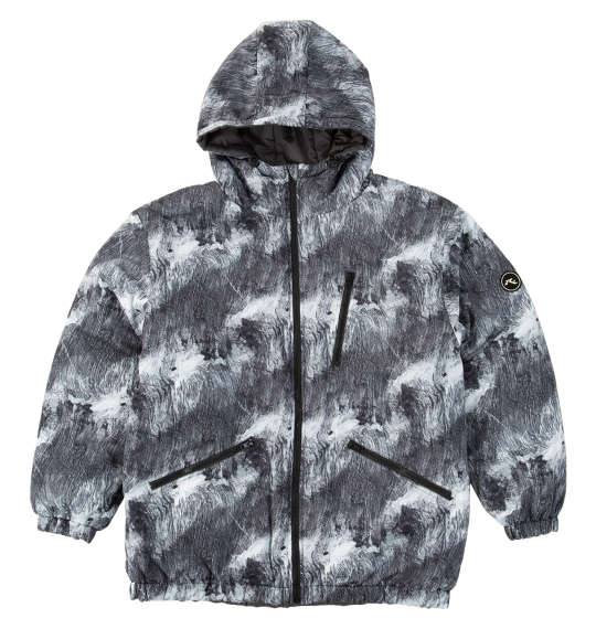 大きいサイズ メンズ RUSTY 中綿 リバーシブル ジャケット マーブル×チャコール 1273-5350-1 3L 4L 5L 6L 8L