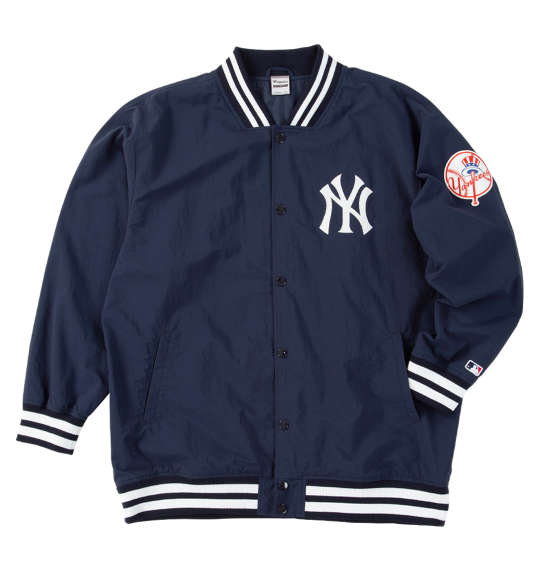 大きいサイズ メンズ Fanatics MLB ナイロン スタジアム ジャケット ネイビー ニューヨーク・ヤンキース 1273-5380-2 3L 4L 5L 6L