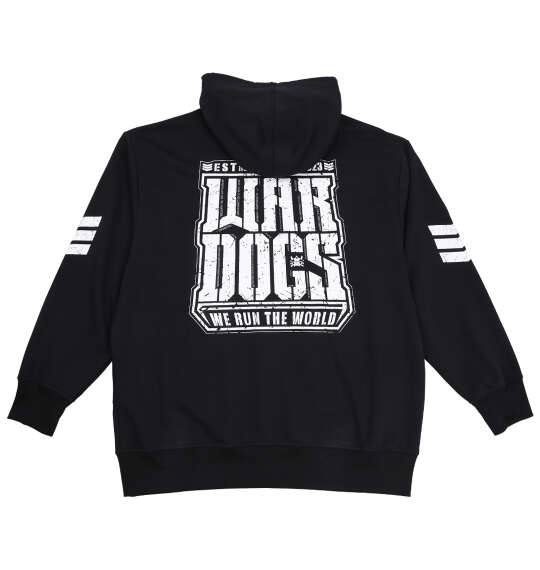 大きいサイズ メンズ 新日本プロレス BULLET CLUB WAR DOGS「WE RUN THE WORLD」 プル パーカー ブラック 1278-5672-1 3L 4L 5L 6L 8L