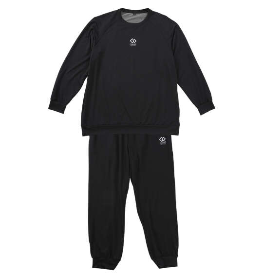 大きいサイズ メンズ Colantotte ACTIVE ストレッチミニ裏毛血行促進ウェアセット ブラック 1279-5315-2 3L 4L 5L 6L 8L