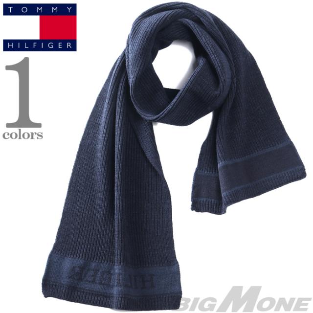 大きいサイズ メンズ   トミーヒルフィガー ニット マフラー USA直輸入 thmc524552