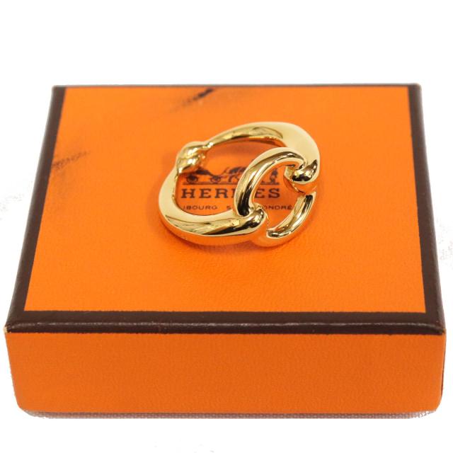 エルメス モー スカーフリング スカーフ留め GP ゴールド メタル