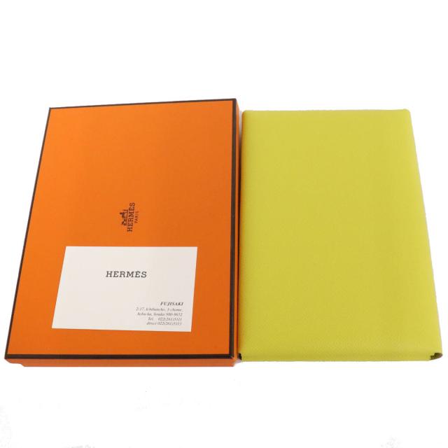 エルメス ポシェット カルヴィMM D刻印/ヴォーエプソン/ライム ポーチ付 2019年 クラッチバッグ