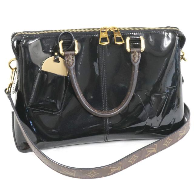 【中古】ルイ・ヴィトン トート ミロワール(M54626)モノグラム・ヴェルニ/ノワール ハンドバッグ トートバッグ