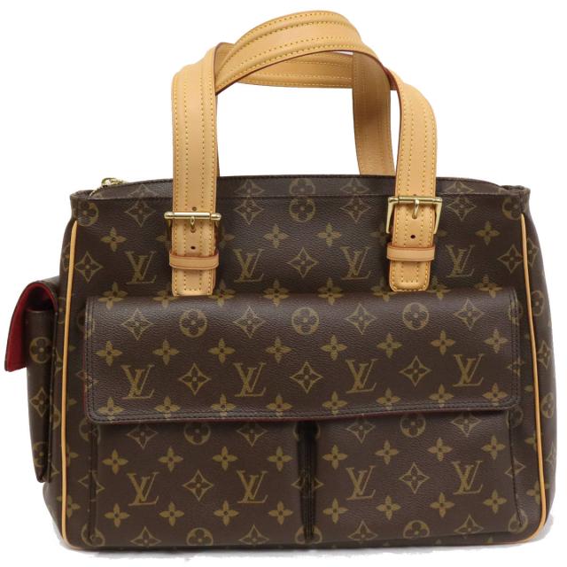 【中古】ルイヴィトン ミュルティプリ・シテ(M51162)モノグラム ハンドバッグ 美品