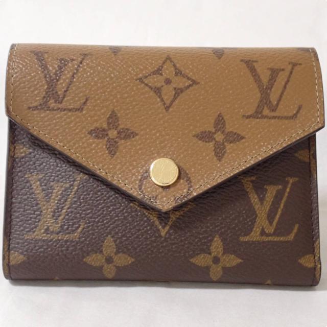 【中古】ルイ・ヴィトン ポルトフォイユ・ヴィクトリーヌ(M81557)モノグラムリバース ルイヴィトン ポルトフォイユ・マルコ NM(M62289)