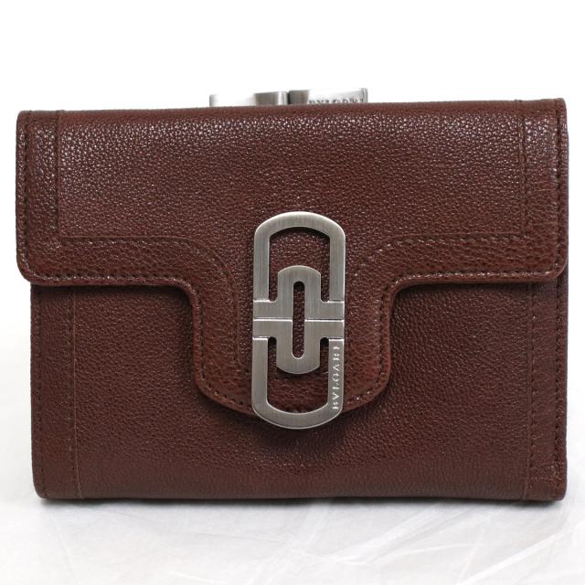 【中古】ブルガリ パレンテシ 三つ折り財布(26745)