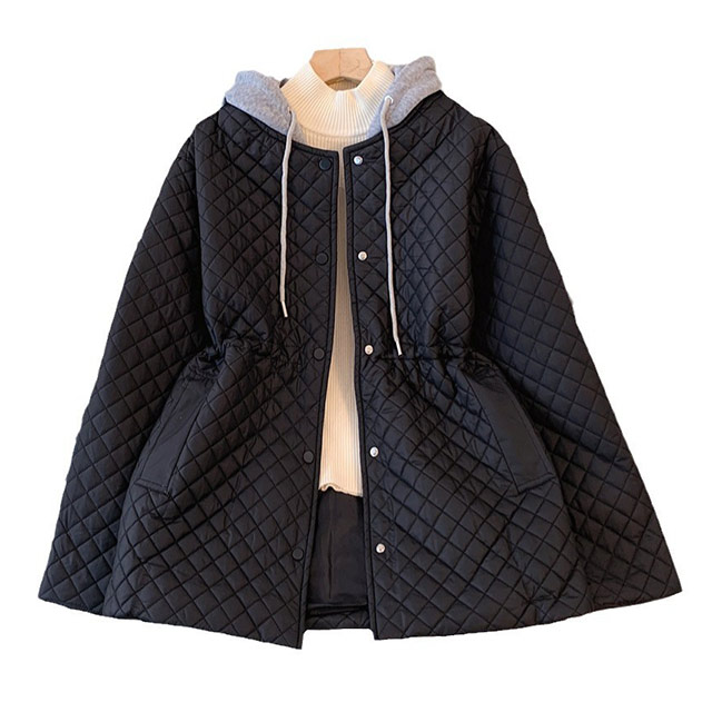 アウター コート ペプラム フェミニン レディース 軽量 中綿 ショートコート アウター 中綿 あったか 防寒 ゆったり秋冬新作