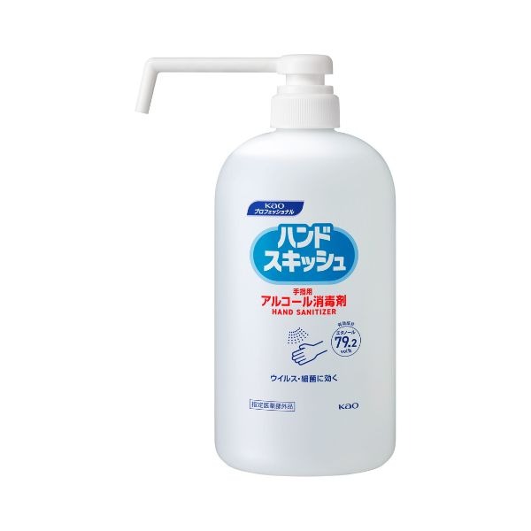 花王　ハンドスキッシュ　アルコール消毒剤　800ml×6本入【取り寄せ商品・即納不可・代引き不可・返品不可】