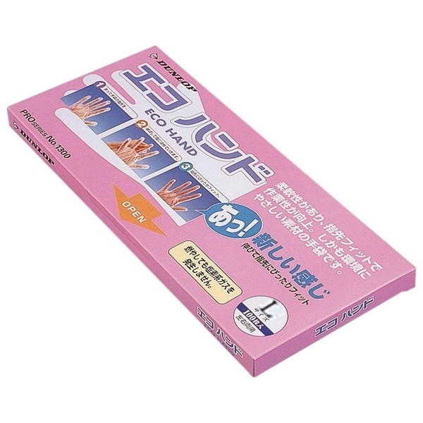 ダンロップ　エコハンド　手袋　Lサイズ　100枚入×30箱【取り寄せ商品・即納不可・返品不可】