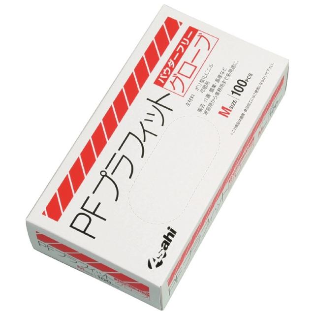 PFプラフィットグローブ　ナチュラル　パウダーフリー　Mサイズ　100枚×20箱入●ケース販売お徳用【取り寄せ商品・即納不可】
