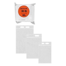 ユニハンディ　0.06透明　Ｉ-6　280×200×0.06mm　100枚×10袋●ケース販売お得用【メーカー直送】