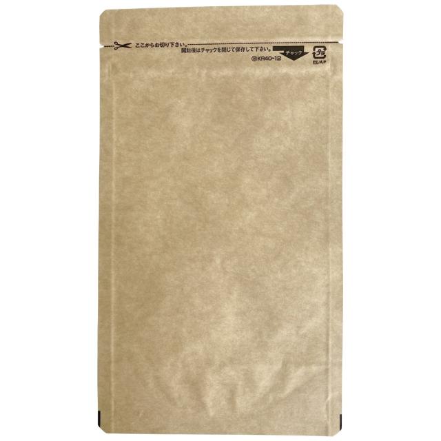 ラミジップ　KR40-12　スタンドパック　アルミクラフトタイプ　30＋180×120(35)mm　50枚×20袋●ケース販売お徳用【メーカー直送】