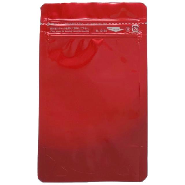 ラミジップ　AL-1013R　アルミカラースタンドタイプ　32＋130×100(30)mm　レッド(赤)　50枚×40袋●ケース販売お徳用【メーカー直送】