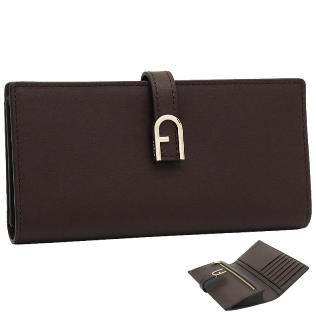【2025年秋冬 新作】 フルラ Furla Flow 長財布 XL ESPRESSO ダークブラウン WP00402_BX2045_1007_4284S フロー 二つ折り長財布 Xl レディース 【新品 新作 未使用 正規品】