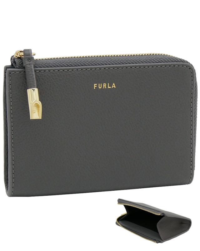 【2025年秋冬 新作】 フルラ Furla Goccia カードケース M URBAN GRAY グレー WP00470_BX3036_1007_4283S ゴッチャ カードホルダー ケース 小銭入れ レディース 【新品 新作 未使用 正規品】