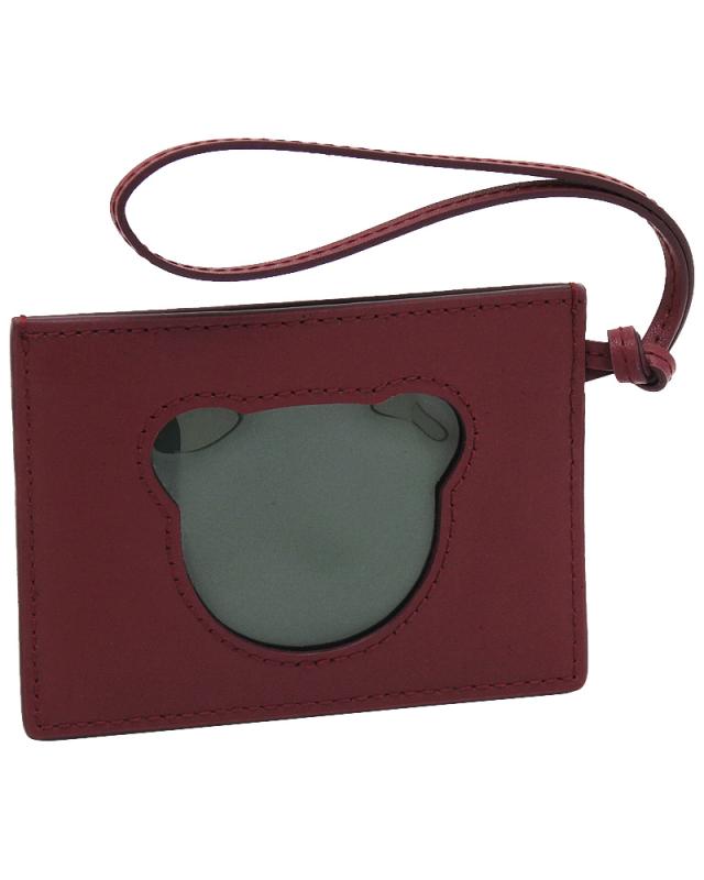 【2025年秋冬 新作】 フルラ Furla Allegra カードケース S CILIEGIA d+ALLORO int. ダークレッド WP00542_BX3104_4401_4340S アレグラ ストラップ付 カードケース クマ レディース 【新品 新作 未使用 正規品】