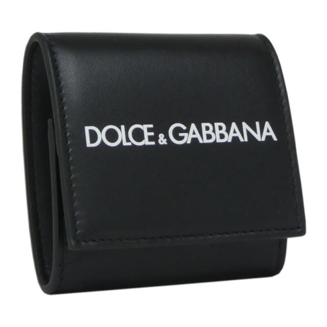 ドルチェ&ガッバーナ ケース 小銭入れ DOLCE＆GABBANA BP2521 AA062 HN143 カーフスキン プリントロゴ  NERO ブラック メンズ【ギフト ラッピング無料】【新品 新作 未使用 正規品】