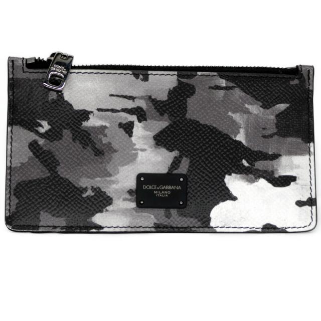 ドルチェ＆ガッバーナ DOLCE&GABBANA カードホルダー DAUPHINEカーフスキン カモフラージュプリント BP2527AZ657HH2QF ドルガバ カードケース ケース 牛革 型押し カモフラージュ メンズ 【ギフト ラッピング無料】【新品 新作 未使用 正規品】