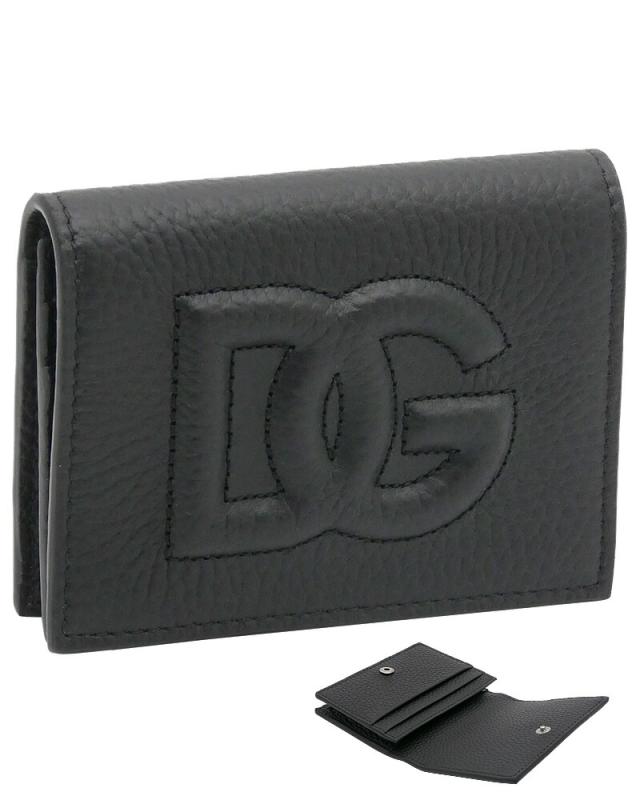 ドルチェ＆ガッバーナ DOLCE&GABBANA DGロゴ カードケース BP1643AT48980999 ドルガバ 立体的DGロゴ 名刺ケース ブラック メンズ 【新品 新作 未使用 正規品】