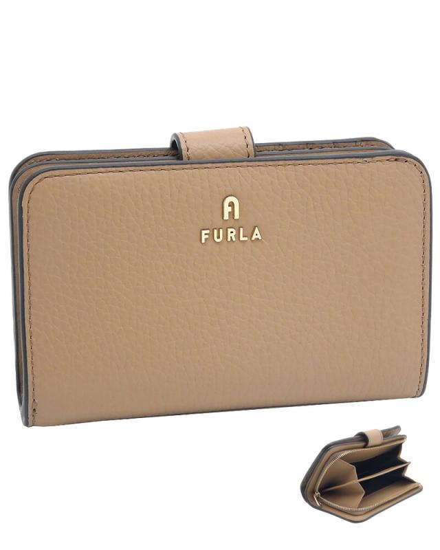 フルラ Furla Camelia コンパクト財布 M DESERTO ライトブラウン系 WP00314_HSF000_1007_YU500 カメリア 二つ折り コンパクトウォレット レディース 【新品 新作 未使用 正規品】