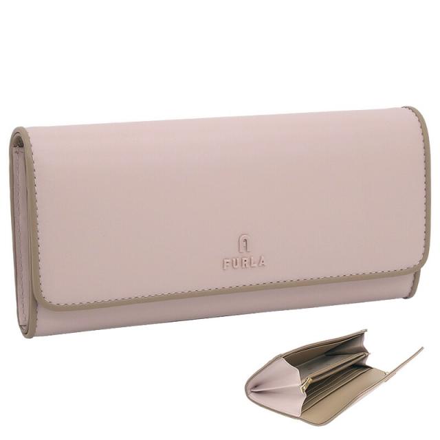 フルラ Furla Camelia 長財布 XL COROLLA+GREIGE ベージュピンク系 WP00324_BX0917_1007_3161S カメリア 二つ折り コンチネンタルウォレット レディース 【新品 新作 未使用 正規品】