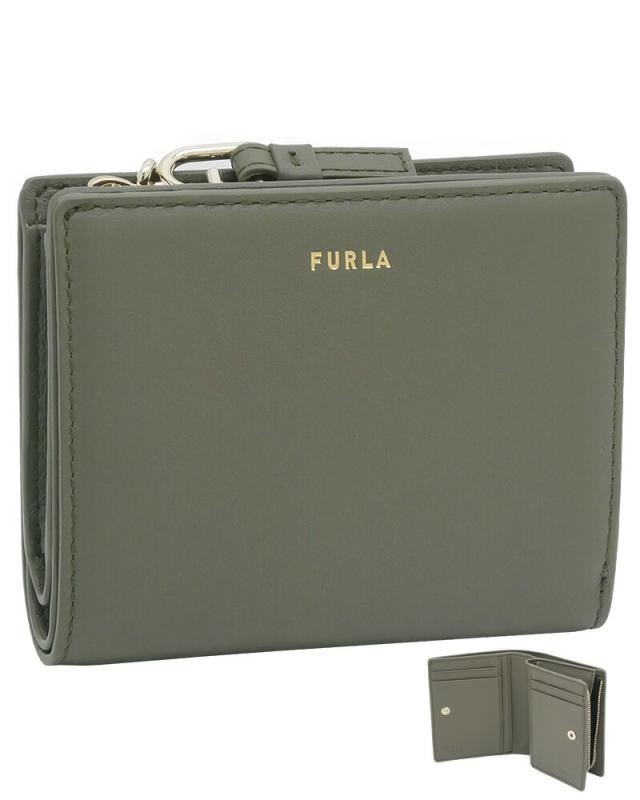 フルラ Furla Nuvola コンパクト財布 S SAGE セージグリーン WP00451_BX2045_1007_2810S ヌヴォラ 二つ折り コンパクトウォレット レディース 【新品 新作 未使用 正規品】
