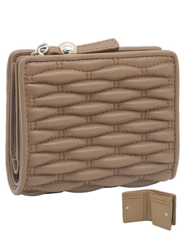 フルラ Furla Mionido コンパクト財布 S DESERTO ライトブラウン系 WP00475_BX3221_1007_YU500 ミオニード 二つ折り コンパクトウォレット レディース 【新品 新作 未使用 正規品】