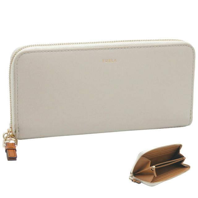 フルラ Furla Nuvola ジップアラウンド L VANIGLIA+BRANDY+DESERTO ヴァニーリア+ライトブラウン WP00450_BX2725_1007_3426S ヌヴォラ ラウンドファスナー 長財布 レディース 【新品 新作 未使用 正規品】