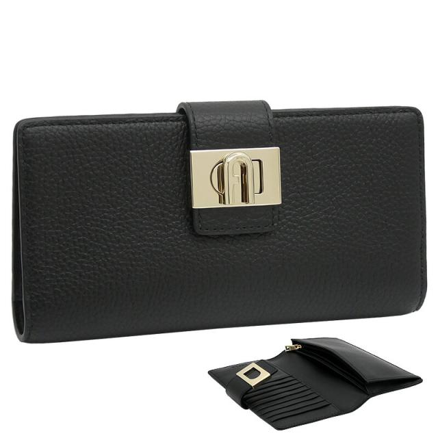 フルラ Furla 1927 長財布 NERO ブラック WP00425_HSF000_1007_O6000 1927 二つ折り コンチネンタルウォレット レディース 【新品 新作 未使用 正規品】