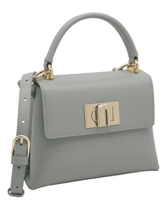 フルラ Furla 1927 トップハンドル MINI CENERE ライトグレー系 WB00109_ARE000_1007_3291S 1927 ハンドバッグ 2WAY ショルダーバッグ ミニサイズ レディース 【新品 新作 未使用 正規品】