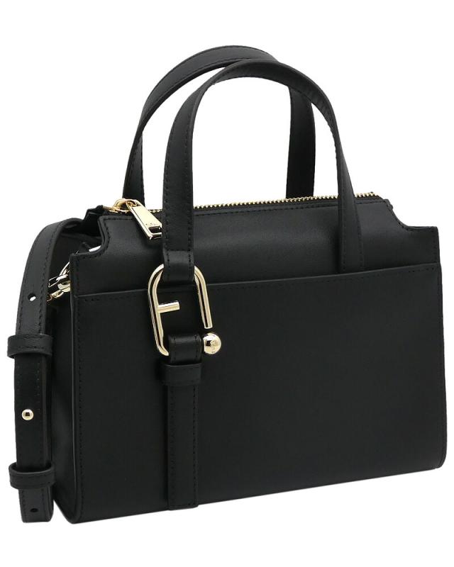 フルラ Furla Nuvola ボストンバッグS NERO ブラック WB01337_BX2045_1007_O6000 ヌヴォラ ハンドバッグ ショルダーバッグ レディース 【新品 新作 未使用 正規品】