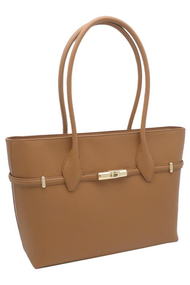 【2025年春夏 新作】 フルラ Furla Goccia トートバッグ L BRANDY ブラウン WB01497_BX3104_1007_RY000 ゴッチャ ショルダーバッグ レディース 【新品 新作 未使用 正規品】