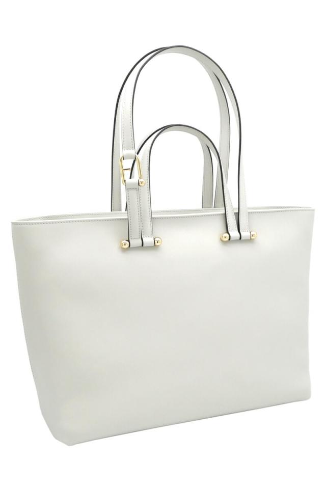 【2025年春夏 新作】 フルラ Furla Duetto トートバッグ L MARSHMALLOW+GRIGIO int. オフホワイト WB01453_BX3169_1007_3576S デュエット 2WAY ショルダーバッグ レディース 【新品 新作 未使用 正規品】