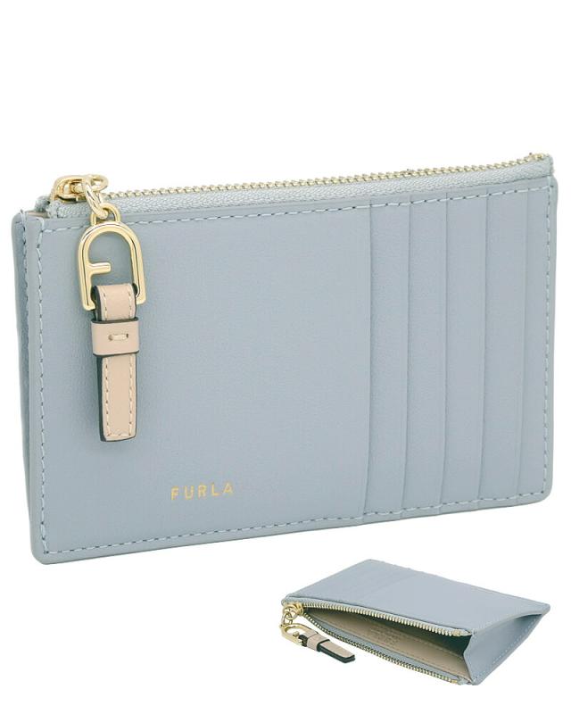 【2025年春夏 新作】 フルラ Furla Nuvola カードケース M NUVOLA+BALLERINA i+GREIGE ブルーグレー+グレージュ WP00449_BX2725_1007_3813S ヌヴォラ カードホルダー ケース 小銭入れ レディース 【新品 新作 未使用 正規品】