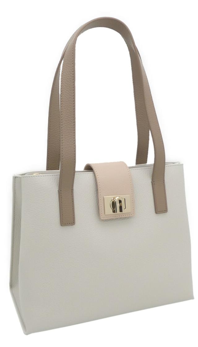 フルラ Furla 1927 トートバッグ M MARSHMALLOW+BALLERINA i+GREIGE オフホワイト+ベージュ+グレージュ WB01098_HSC000_1007_2687S 1927 ショルダーバッグ レディース 【新品 新作 未使用 正規品】