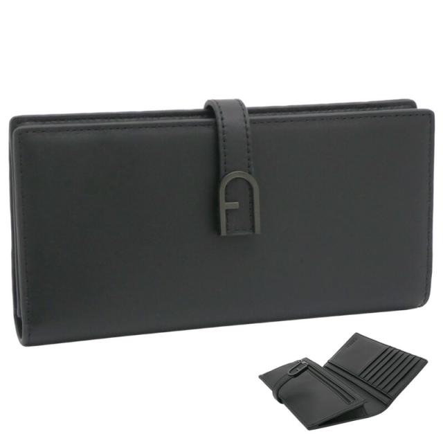 フルラ Furla Flow コンチネンタルウォレット NERO ブラック WP00402_BX2045_1020_O6000 フロー 二つ折り長財布 Xl レディース 【新品 新作 未使用 正規品】