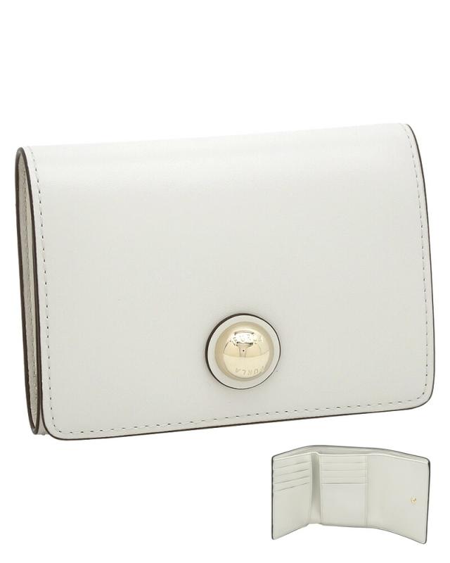 フルラ Furla  コンパクト財布 M MARSHMALLOW オフホワイト WP00442_AX0733_1007_1704S スフェラ 三つ折り コンパクトウォレット レディース 【新品 新作 未使用 正規品】