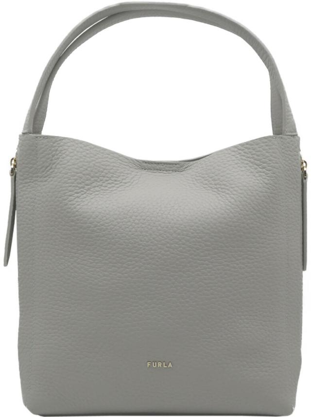 フルラ FURLA GRACE ホーボーバッグ M GHIACCIO i + TALCO h ライトグレー BARVFGC_NVD000_1007_G1T00 グレース ショルダーバッグ ショッピングバッグ レディース 【ギフト ラッピング無料】【新品 新作 未使用 正規品】