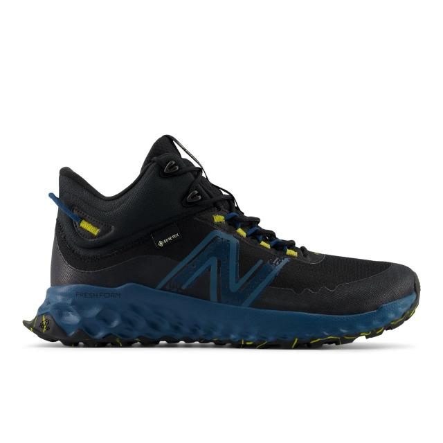 ニューバランス new balance MTGAMG T1(ブラック/ブルー) フレッシュフォーム ミッドカット ゴアテックス Fresh Foam Garoe Mid-Cut GTX V1 横幅2E メンズ トレイルランニング シューズ アウトドア スニーカー 防水 運動靴 男性 NB 2024秋冬