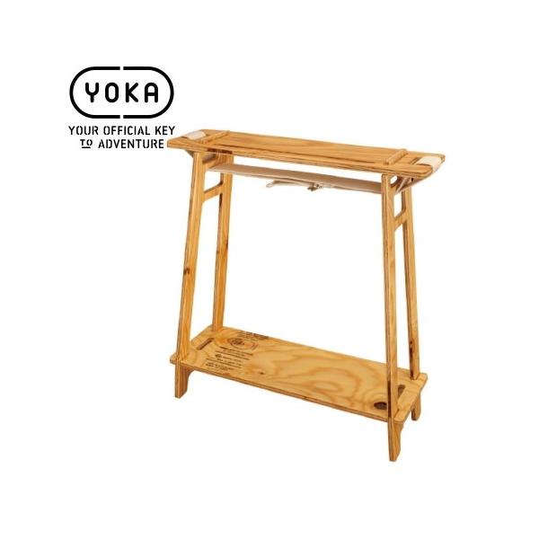送料無料 YOKA(ヨカ) MINI SHELF ミニシェルフ ウレタン塗装済み アウトドア BBQ キャンプ シェルフ 棚 ミニラック 収納 グランピング テーブル