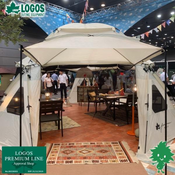 LOGOS ロゴス プレミアム グランベーシック スペースベース・デカゴン-BJ 71459309 ドーム型テント 特大テント 大型リビング ワンタッチ