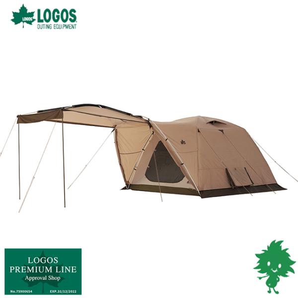 送料無料 LOGOS ロゴス Tradcanvas DX・PANEL オーニングプラトーテントXL 71201003 ２ルームテント デビルブロックST よしずスタイル 収納バッグ