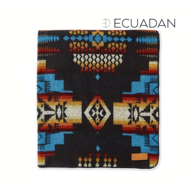 正規品 ECUADANE エクアデン ブランケット クイーンサイズ ANDES Cliffside アンデスクリフサイド BL11MB0201 手織り タオルケット