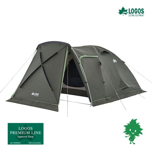 LOGOS/ロゴス 71201042 neos PANEL Breeze 2ルーム L-BC 開放感 通気性 2ルーム 収納バッグ アウトドア キャンプ テント デビルブロックST