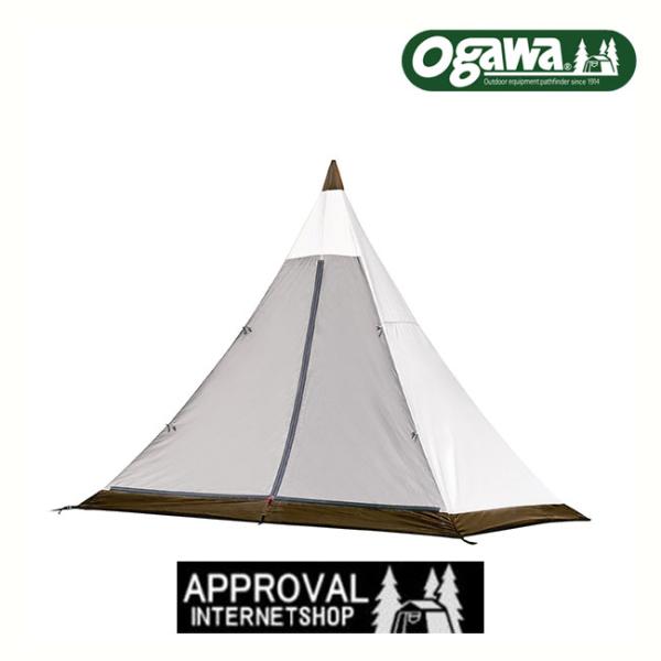 小川キャンパル/キャンパルジャパン 3510 タッソ用フルインナーT/C フルインナー グランドシート ライトグレー ダークブラウン 収納袋 災害 地震対策